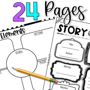 Graphic Organizers Paper and Digital - Etsy
