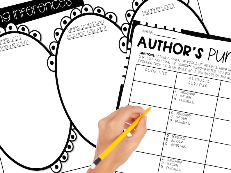 Graphic Organizers Paper and Digital - Etsy