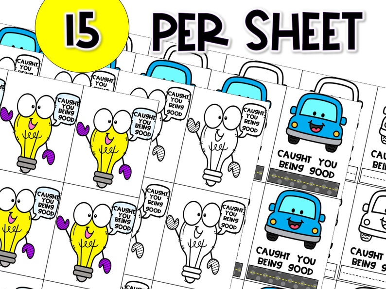 Caught You Being Good Reward Tickets Classroom Management - Etsy