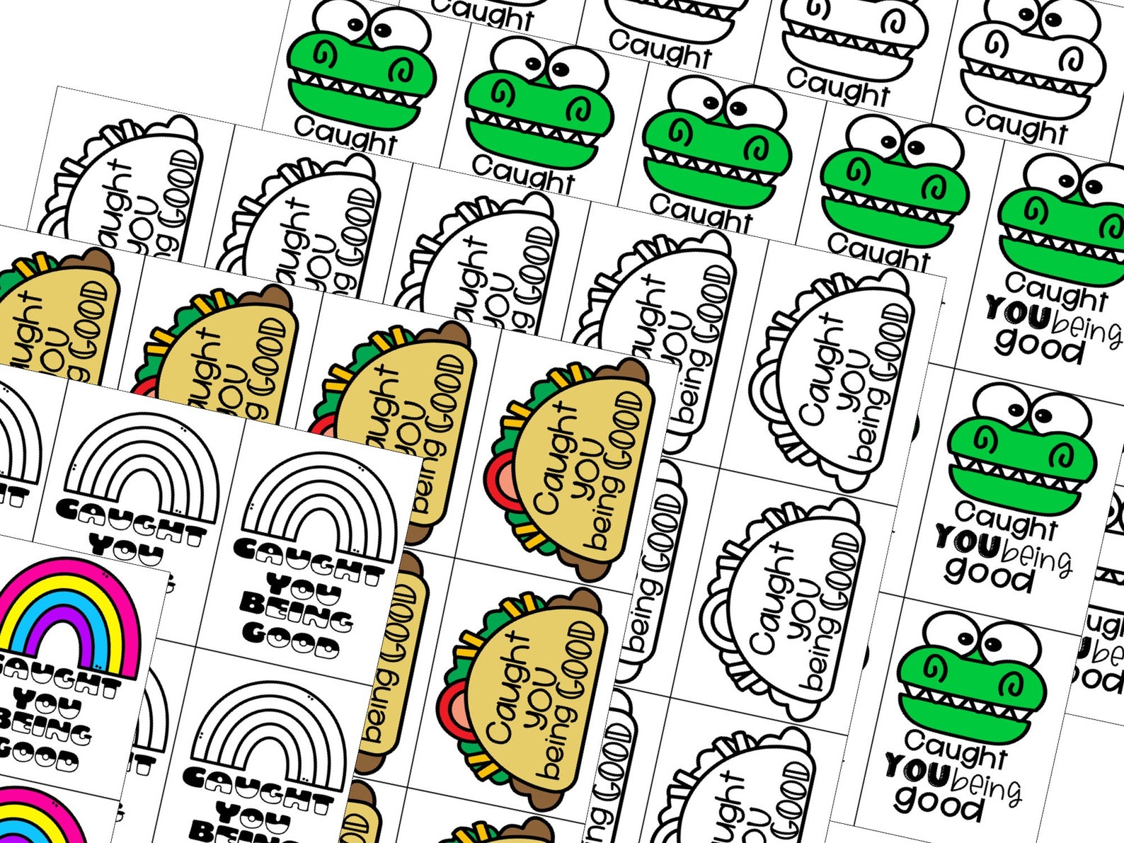 Caught You Being Good Reward Tickets Classroom Management - Etsy