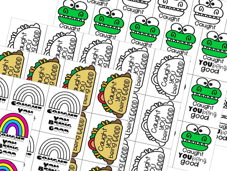 Caught You Being Good Reward Tickets Classroom Management - Etsy