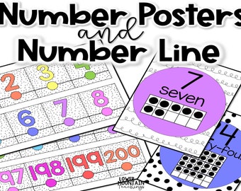 Classroom Sized Number Line - Etsy