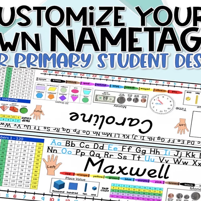 Desk Name Tags - Etsy