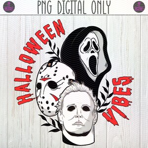 Halloween Vibes Michael Myers Jason Voorhees Scream - Etsy