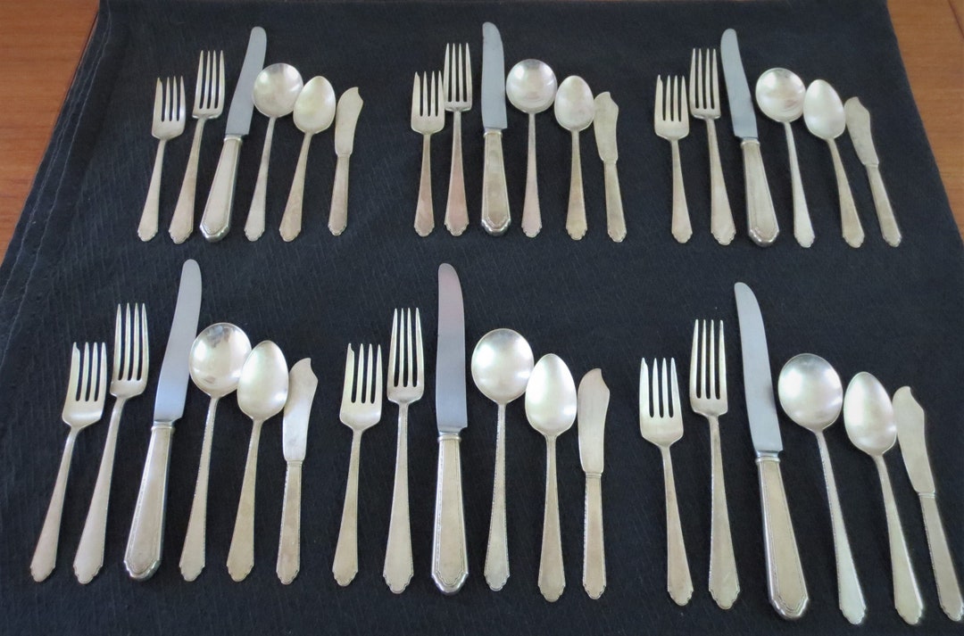 Lunt William and Mary Sterling Silver 36 Piece Set, No Monogram - Etsy