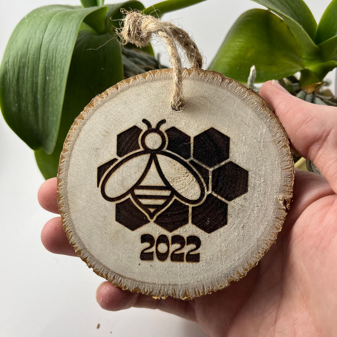 Christmas Logo Ornament Custom Engraved Wood Christmas Ornament Great ...