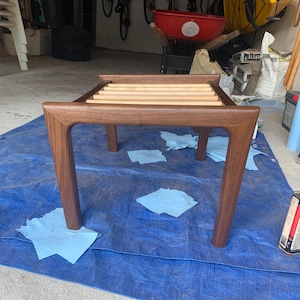 Mid Century Modern Footstool Woodworking Plans and Guide - Etsy