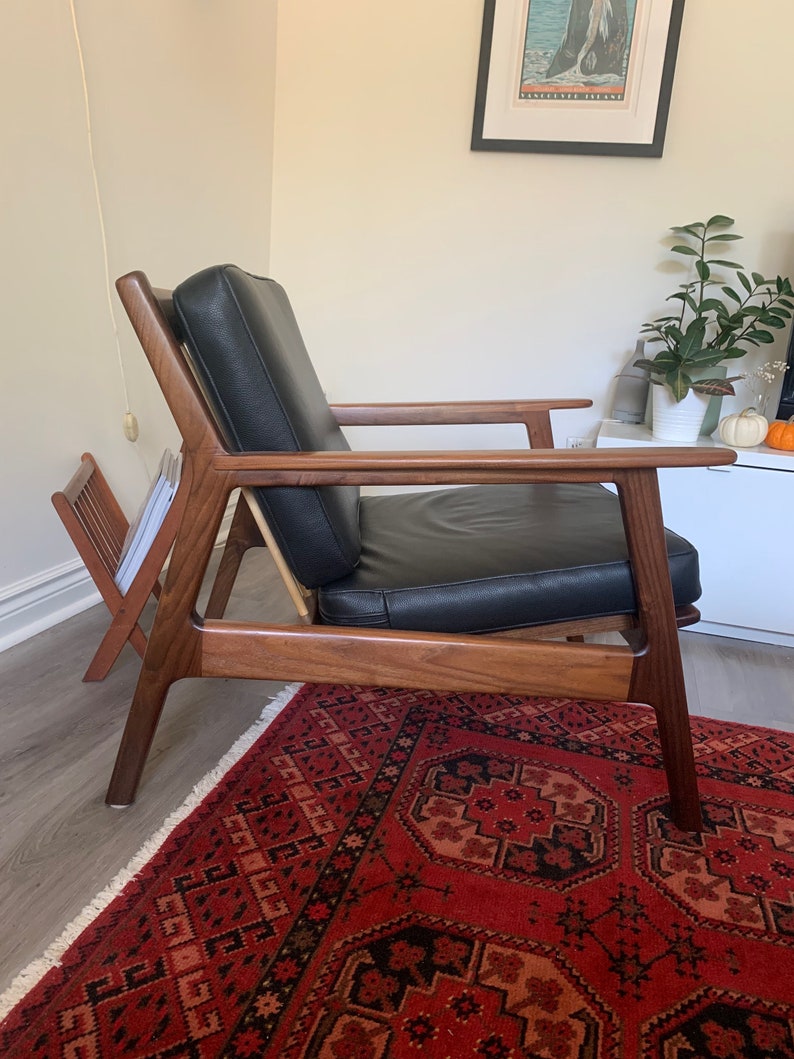 Mid Century Modern Lounge Chair Woodworking Plans and Guide - Etsy