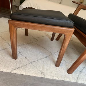 Mid Century Modern Footstool Woodworking Plans and Guide - Etsy