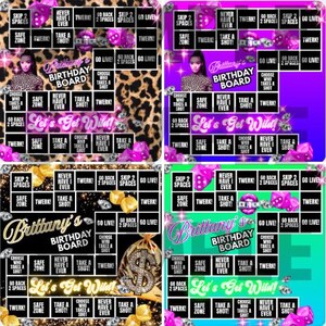 Birthday Board Game Board Game Party Canva Template Editable ...