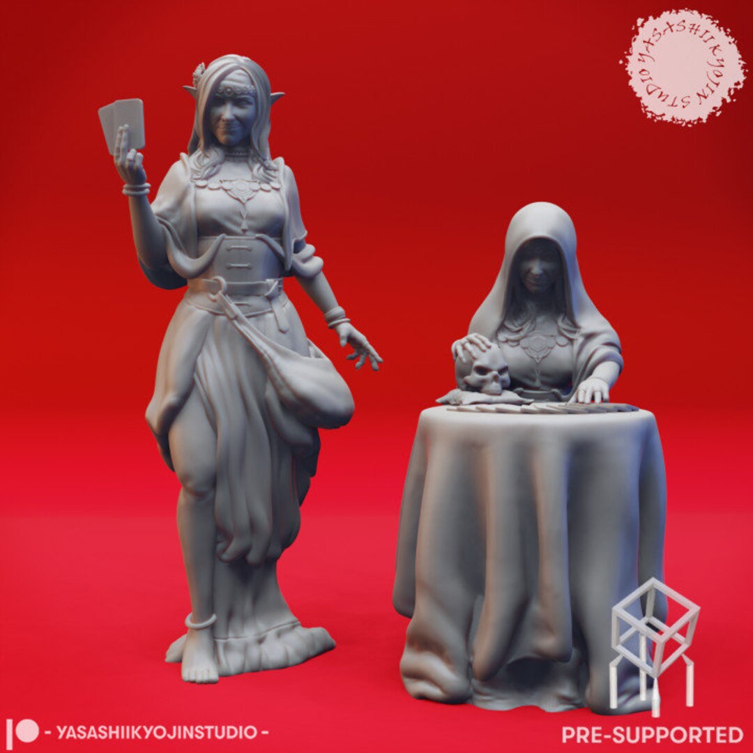 8K Vadoma - Fortune Teller - Yasashii Kyojin Studio - Role Playing Dnd ...