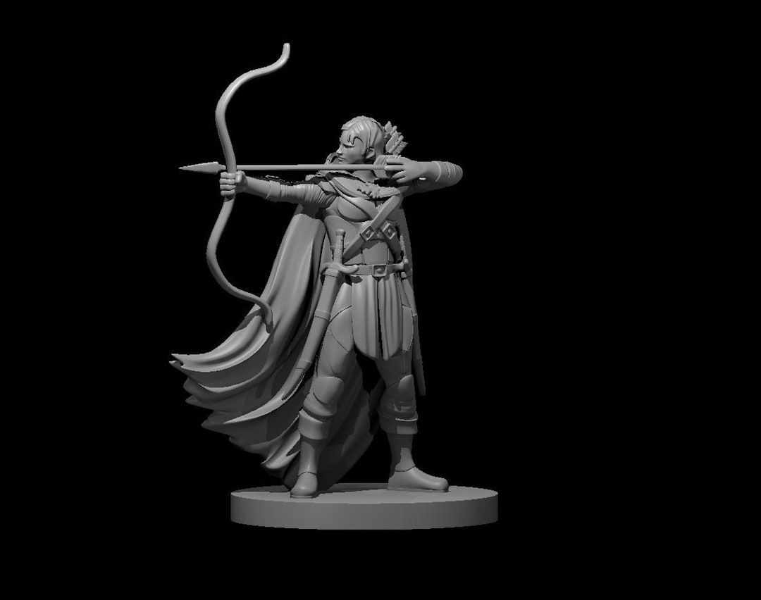 Female or Male Ranger Role Playing Dnd Miniature - Etsy
