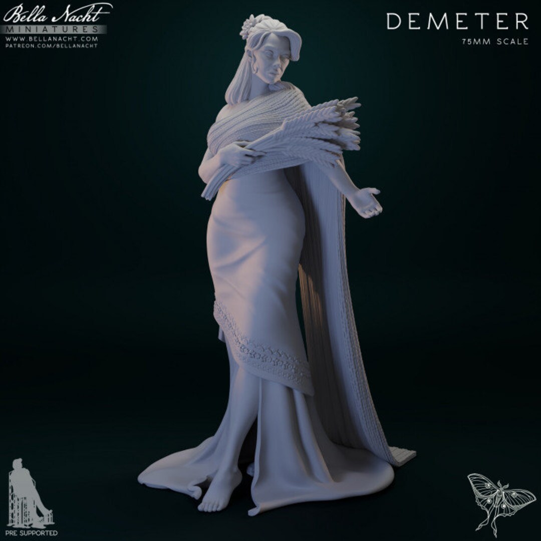 8K Demeter - Bella Nacht - Role Playing Miniature - Etsy