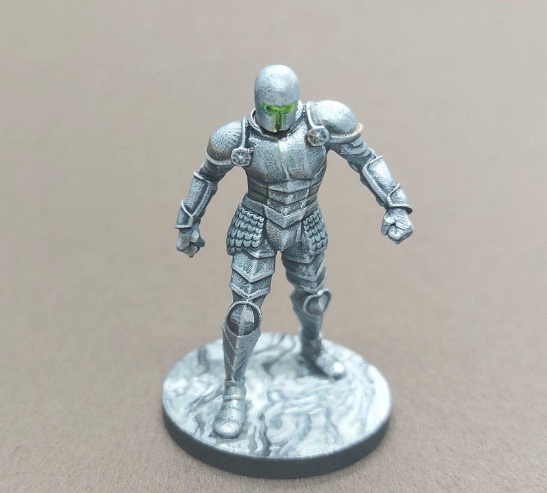 Painted Animated Armour Role Playing Dnd Miniature - Etsy