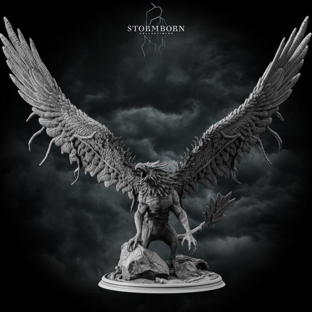 Corrupted Forest Gryphon - Stormborn Collectibles - Role Playing Dnd ...