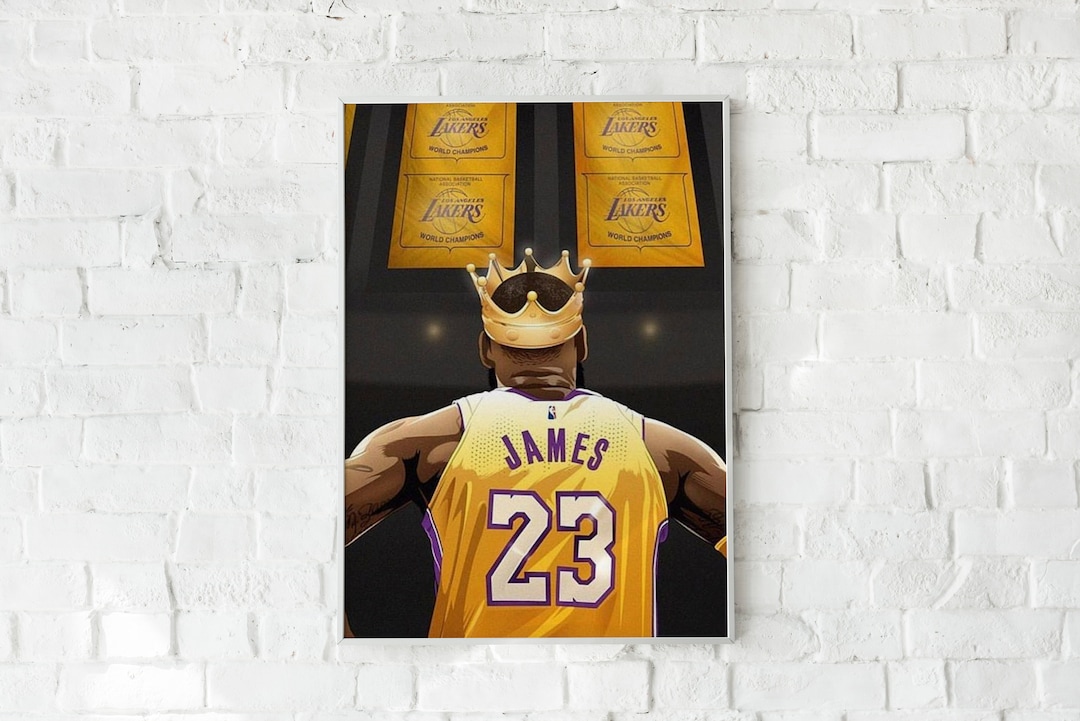 Lebron James Poster NBA Posters Wall Art Wall Decor 12x18 - Etsy