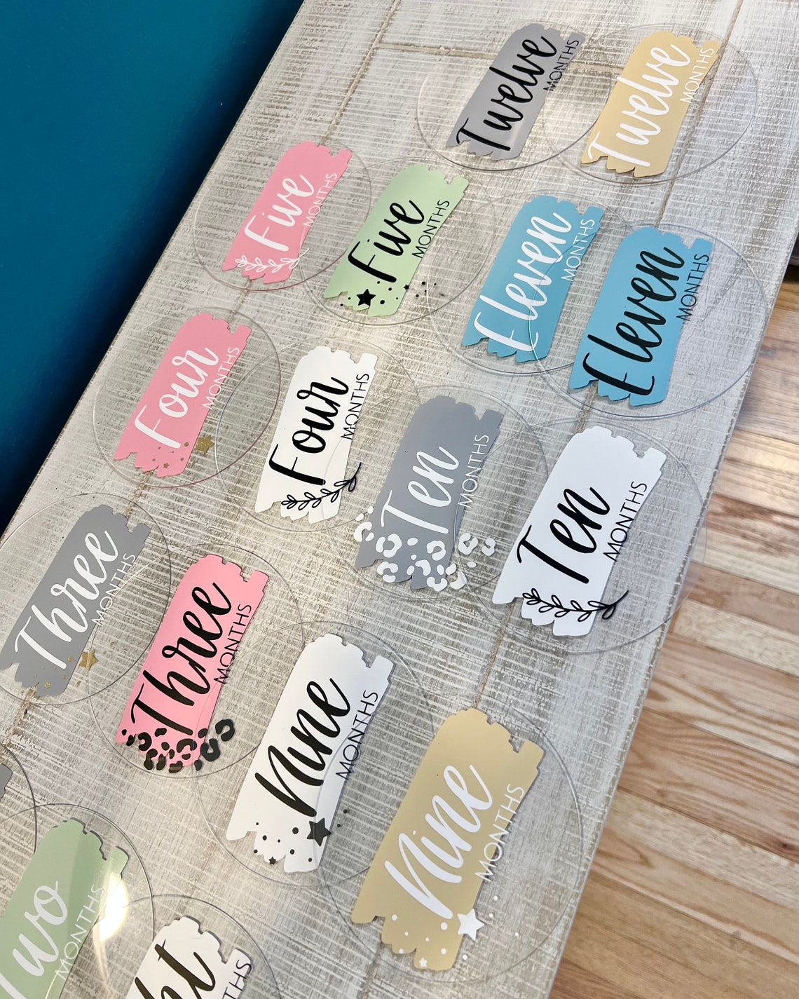 Acrylic Baby Milestone Discs - Etsy