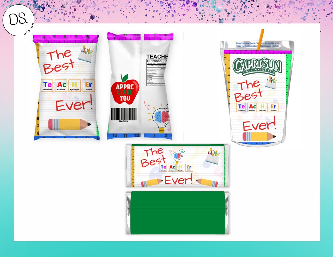 Teacher Appreciation Bundle Treat -teacher Appreciation Gift -teacher ...