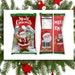 Santa Bundletreat Labels Chip Bag-christmas Chip Bag holiday Party ...