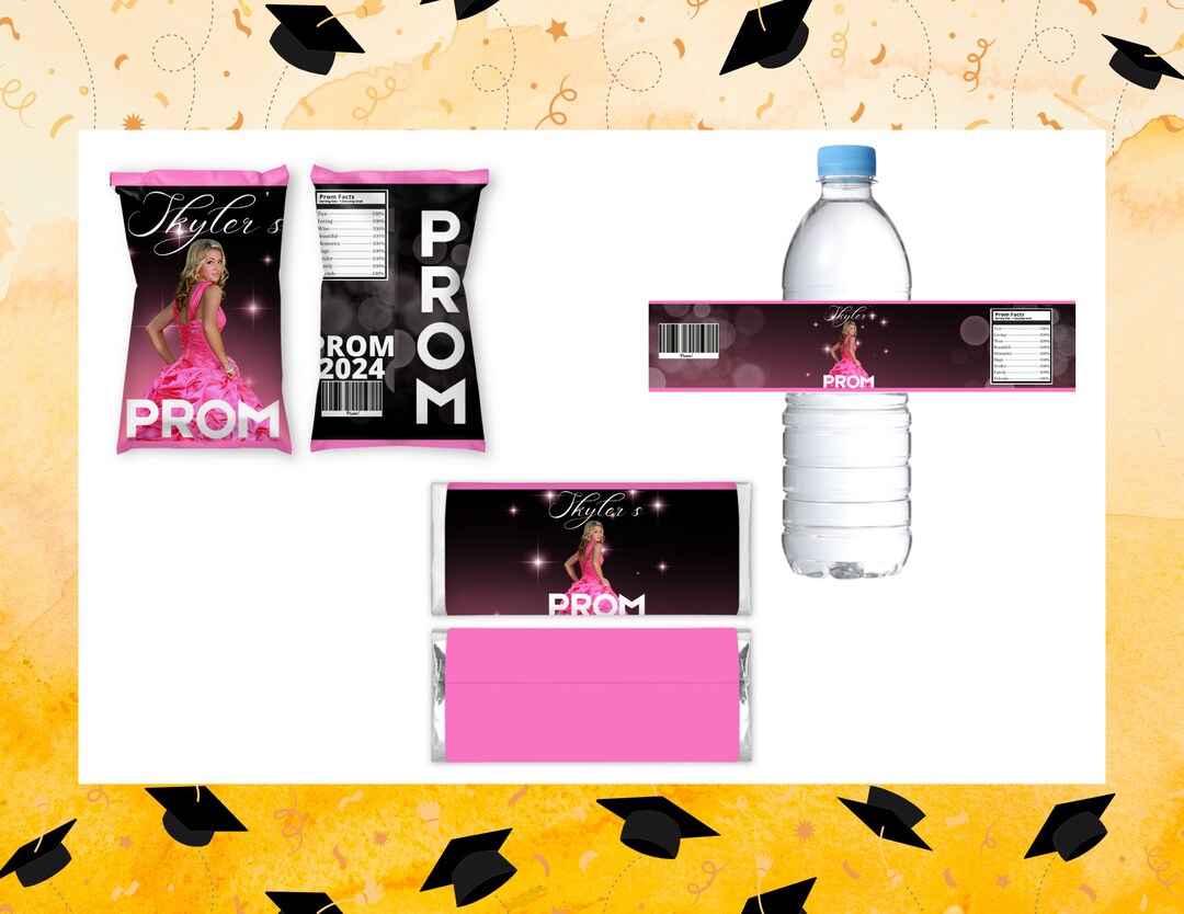 Prom 2025 Pink Treat Bundle- Prom Pink - Prom 2025 Chip Bag - Prom 2025 ...