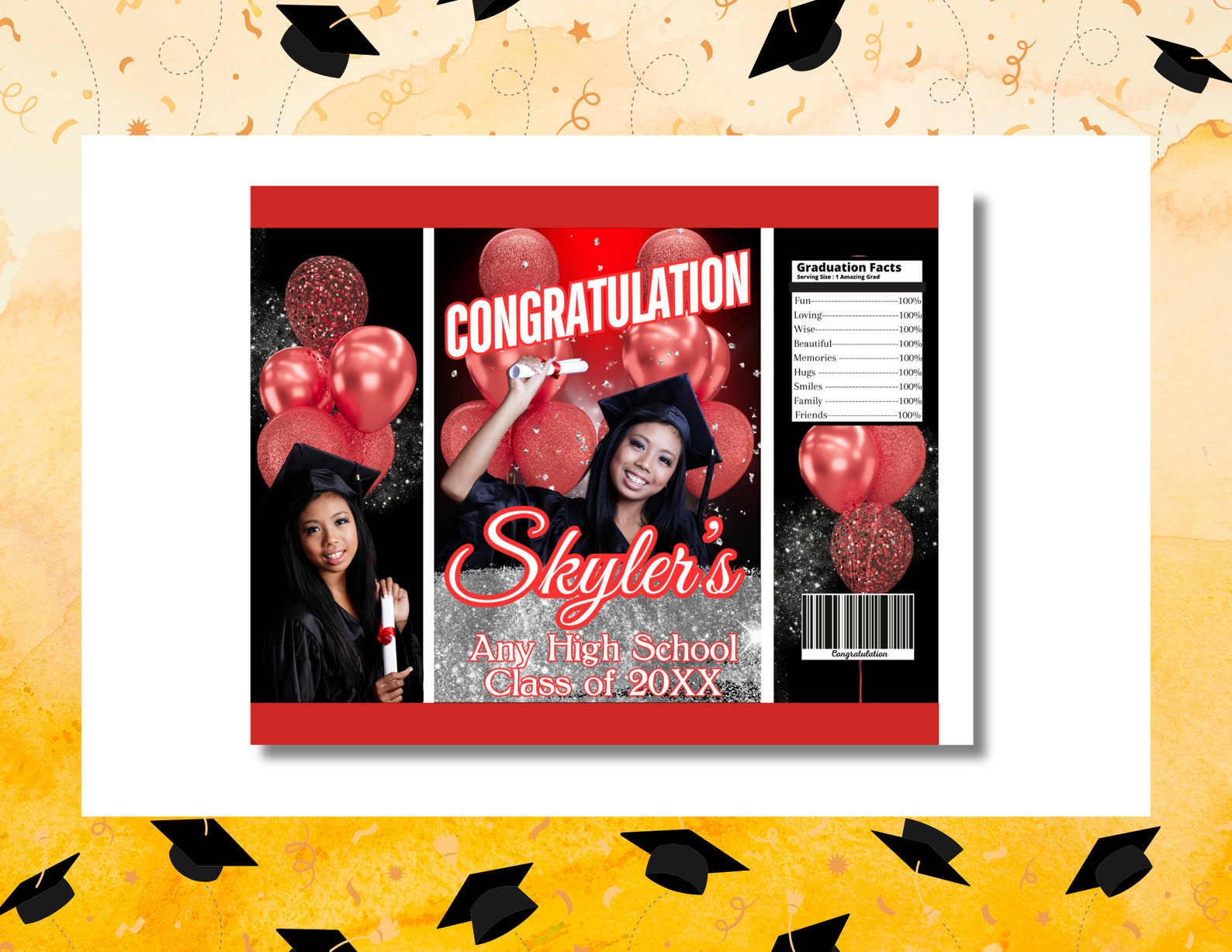 Graduation Bundle Treat Graduation Chip Bag Graduation Party Party ...