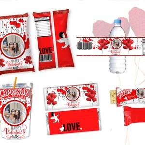Valentine's Day Bundle Treat - Valentine's Day Chip Bag - Valentine's ...