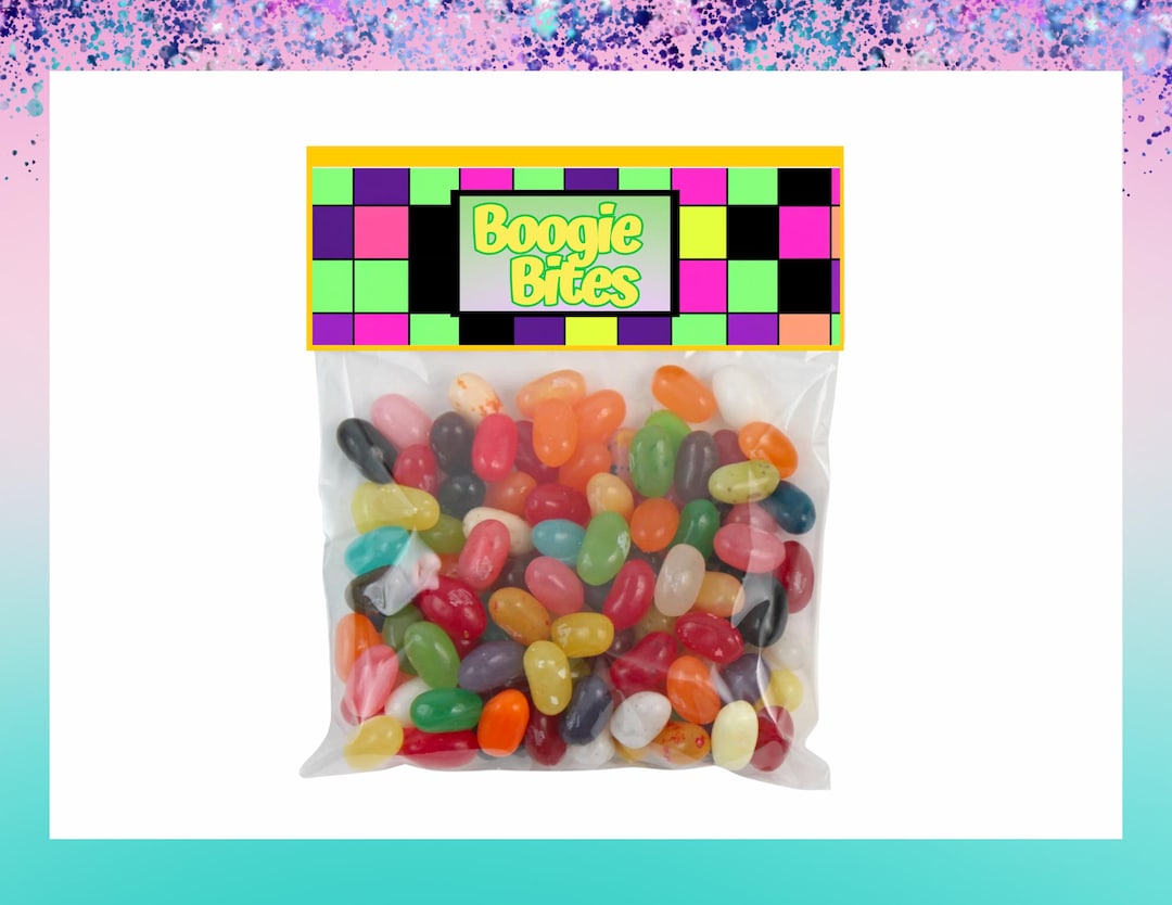 Gamer Boogie B Toppers | Printable Gamer Party Favor Labels | Instant ...