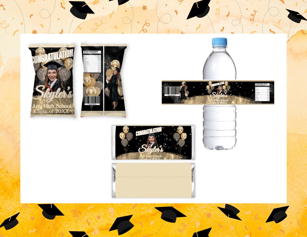Graduation Bundle Treat Graduation Chip Bag Graduation Party Party ...