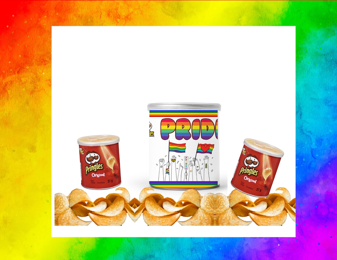 Pride Pringles 1.3oz - Pride Month Template - LGBT Party Favors - Party ...