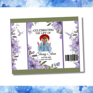Funeral Bundle Treat Labels , Funeral Chip Bag, Water Bottle Labels ,in ...