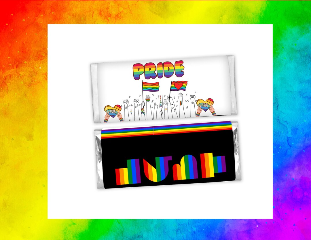 Pride Candy Bar - Pride Month Template - LGBT Party Favors - Party ...