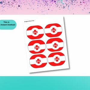 Medkit Labels Pringles 0.67oz -printable Labels INSTANT Download ...