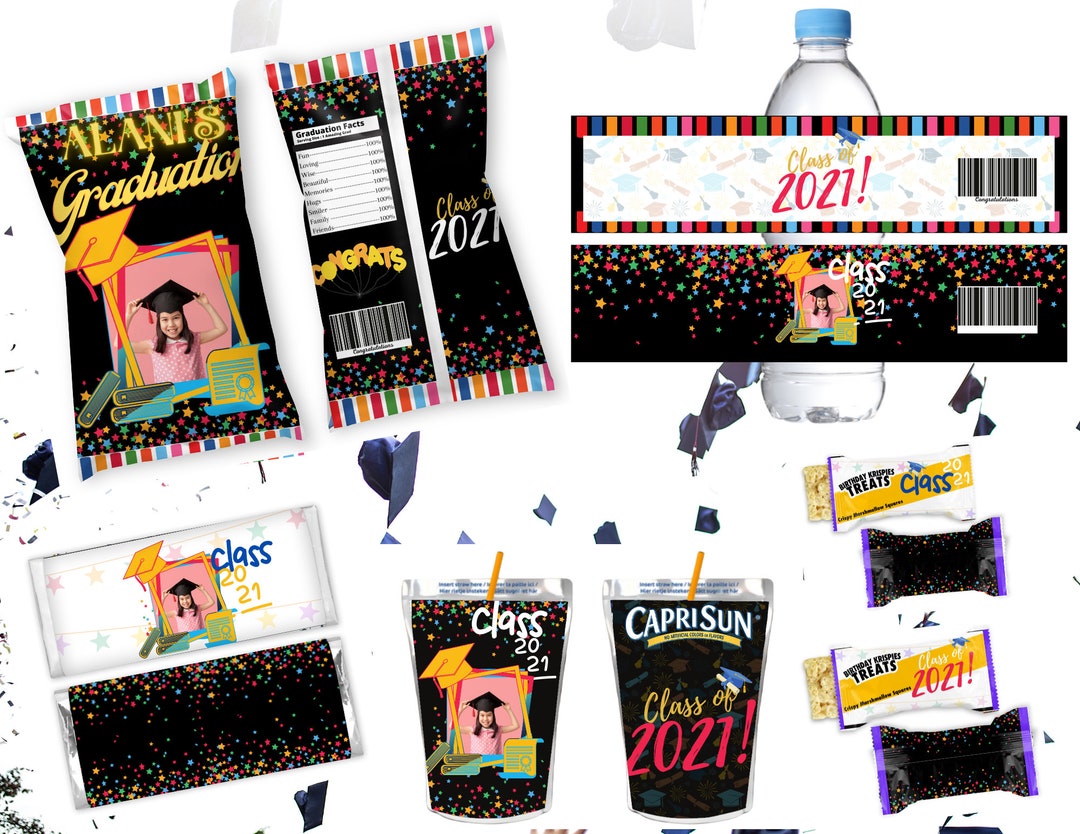 Graduation Kids Bundle Treat | Graduation Chip Bag | Graduation Party ...