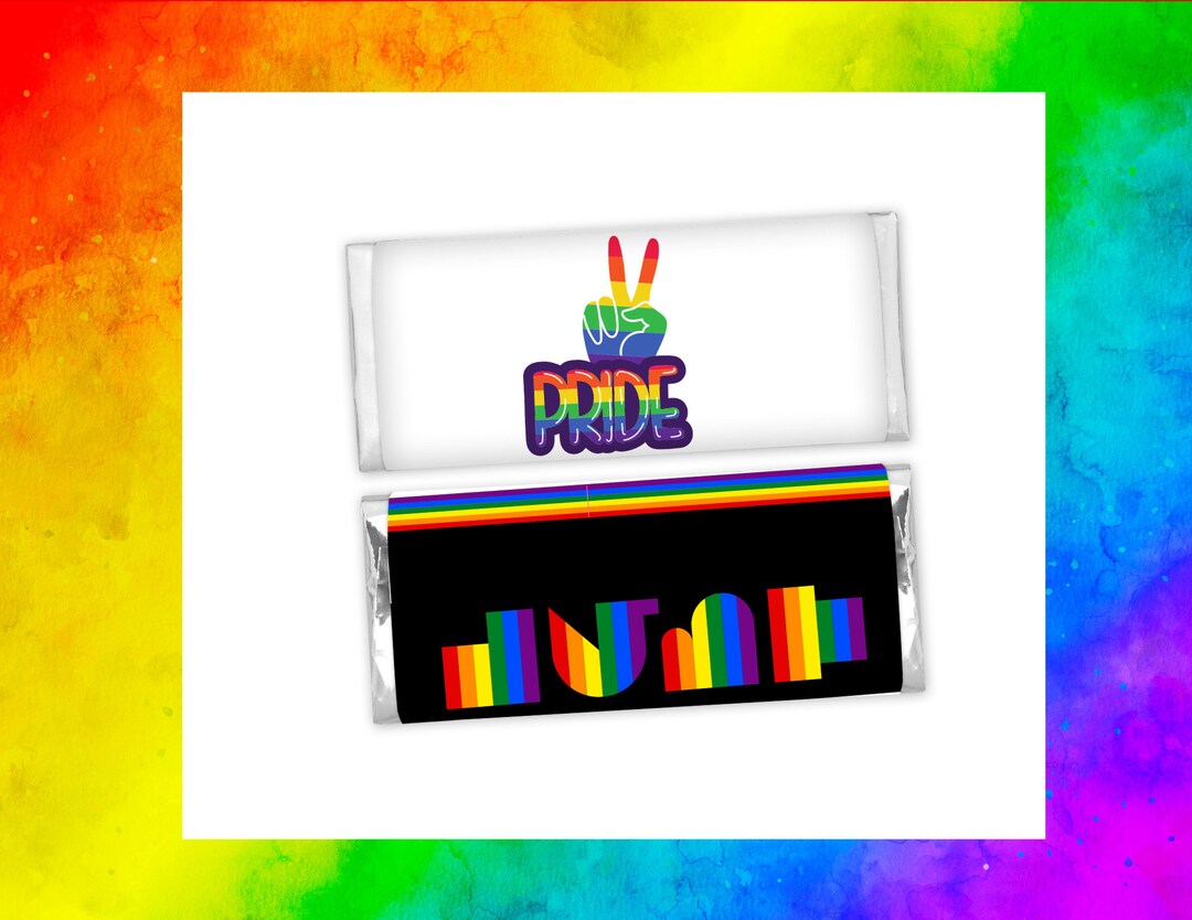 Pride Candy Bar - Pride Month Template - LGBT Party Favors - Party ...