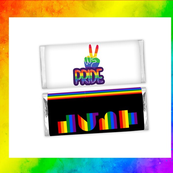 Pride Month Candy Wrappers - Etsy