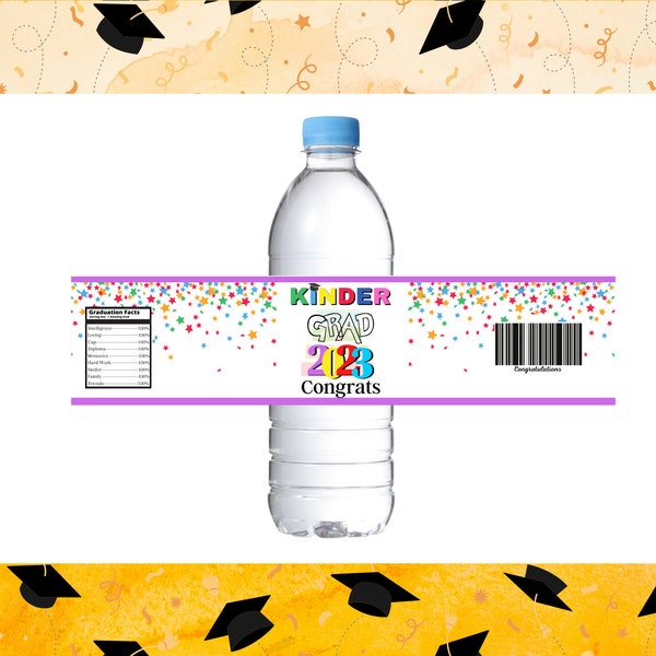 Graduation Water - Etsy