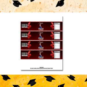 Prom 2024 Send off Treat Bundle- Prom Red - Prom 2024 Chip Bag - Prom ...