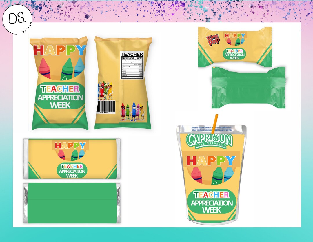 Teacher Appreciation Bundle Treat -teacher Appreciation Gift -teacher ...