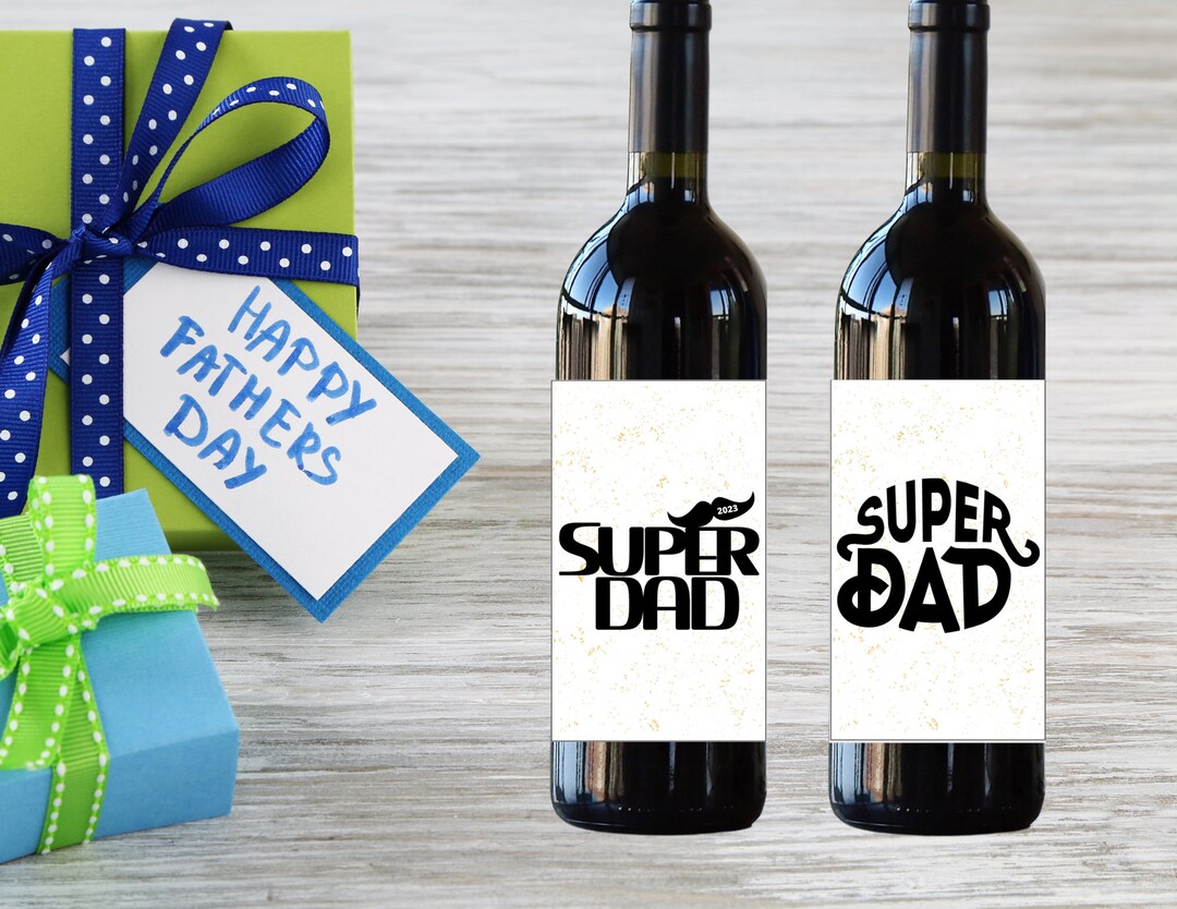 Father's Day Wine Labels - Happy Father's Day Template - Dad Party ...