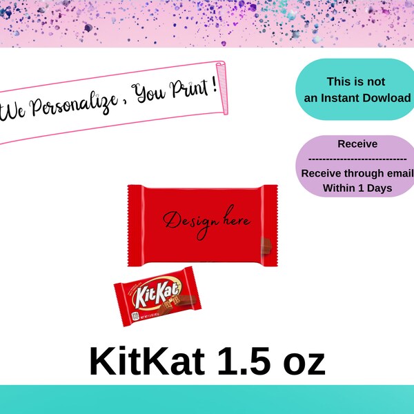 Kit Kat Wrapper - Etsy