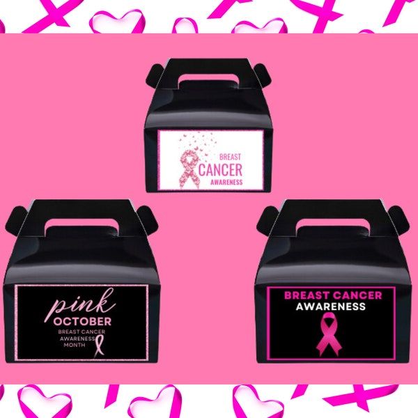 Breast Cancer Awareness Candy Labels - Etsy