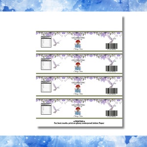 Funeral Bundle Treat Labels , Funeral Chip Bag, Water Bottle Labels ,in ...