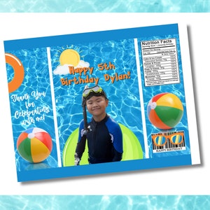 Pool Party Bundle Labels-pool Candy Bar -summer Birthday-pool Party ...
