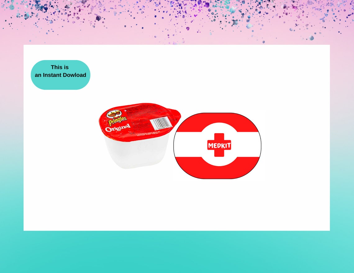 Medkit Labels Pringles 0.67oz -printable Labels INSTANT Download ...