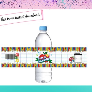 Back to School Treat Labels - Back to School Chip Bag - Back to School ...