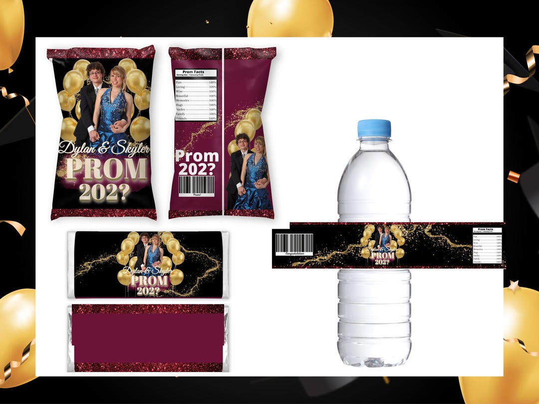 Prom 2025 Treat Bundle - Prom 2025 Chip Bag - Prom 2025wrappers- Prom ...