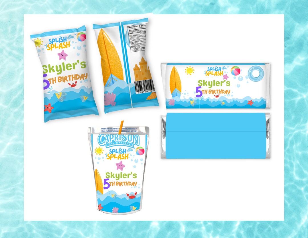 Pool Party Bundle Treat-waterpark Party -waterpark Favors-summer ...