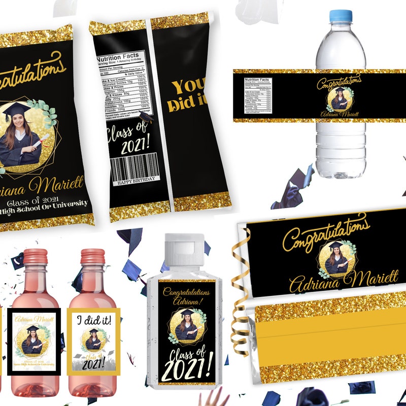 Graduation Chip Bags - Etsy