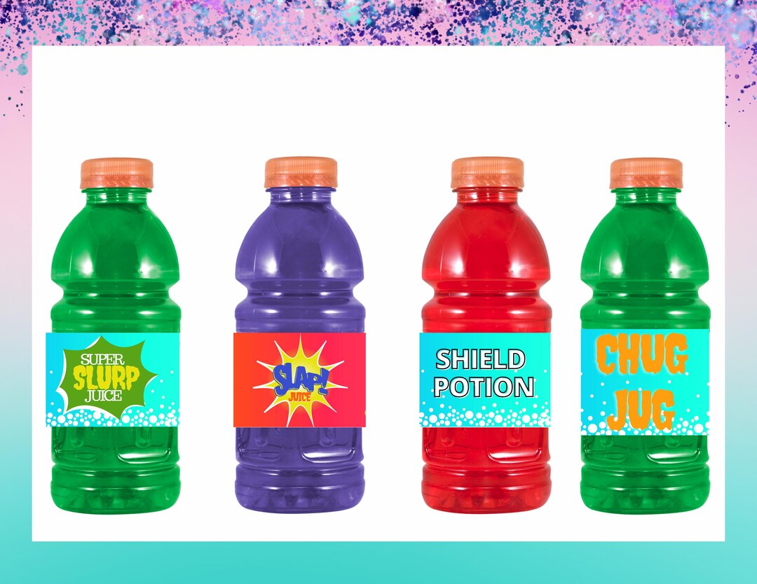 Video Games Bundle Labels ,gaming Labels Party,gamer Chug,slap Juice ...