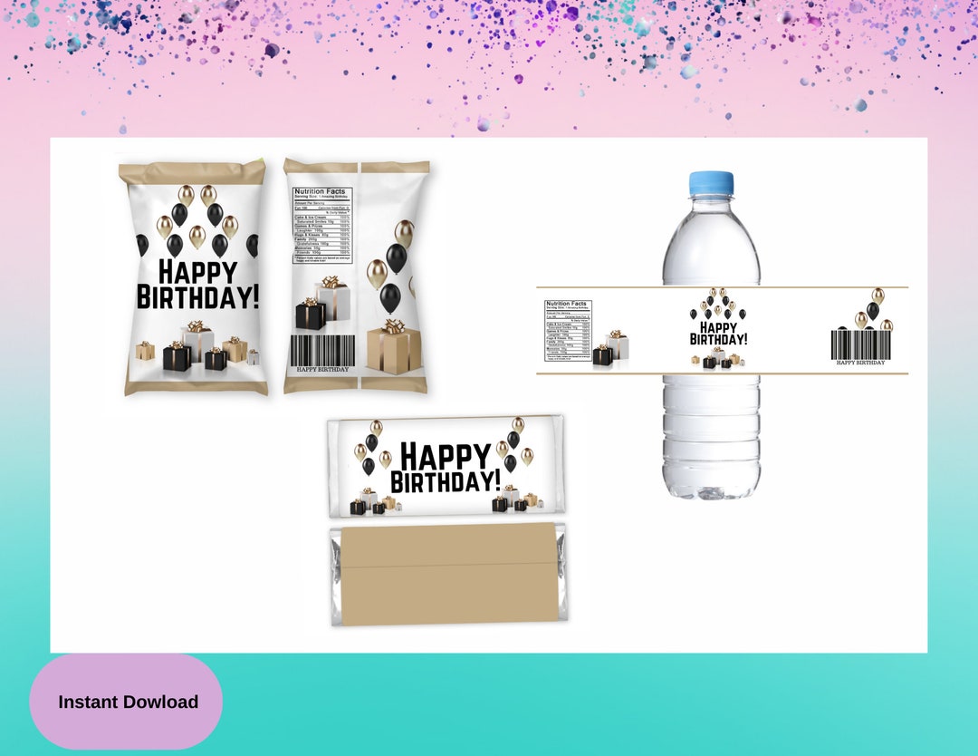 Happy Birthday Party Bundle Treat-birthday Party -happy Birthday Favors ...